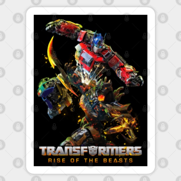 scourge vs optimus prime - Transformers - Sticker | TeePublic scourge vs optimus prime - Transformers - Sticker | TeePublic